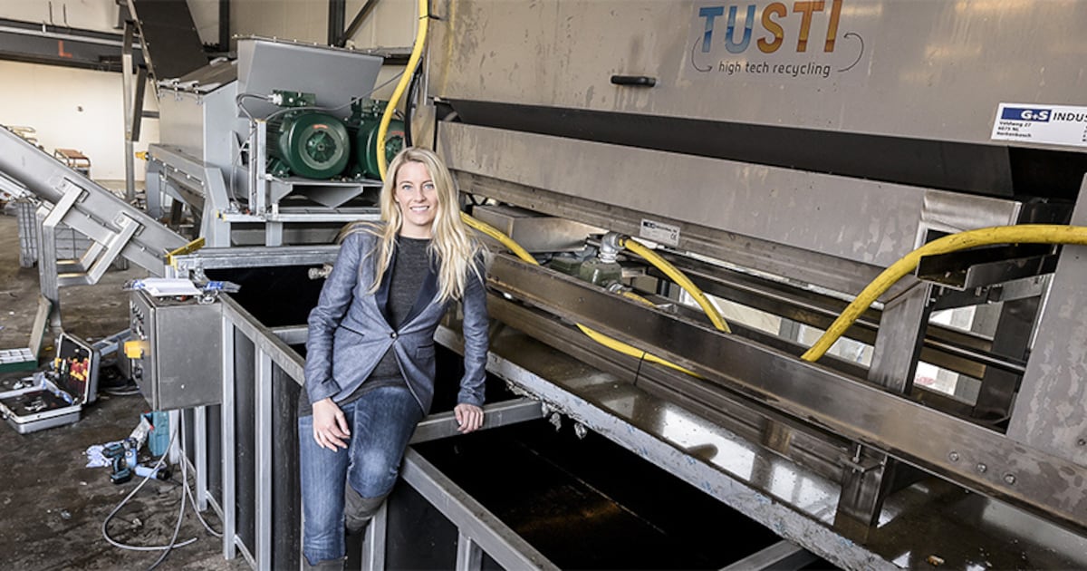 Tusti maakt van gebruikt plastic weer grondstof