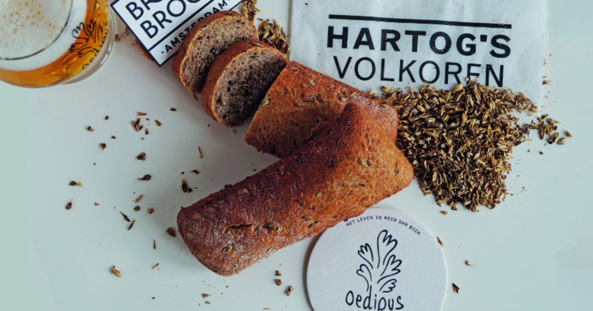 BrouwBrood gebruikt bierafval om brood te maken