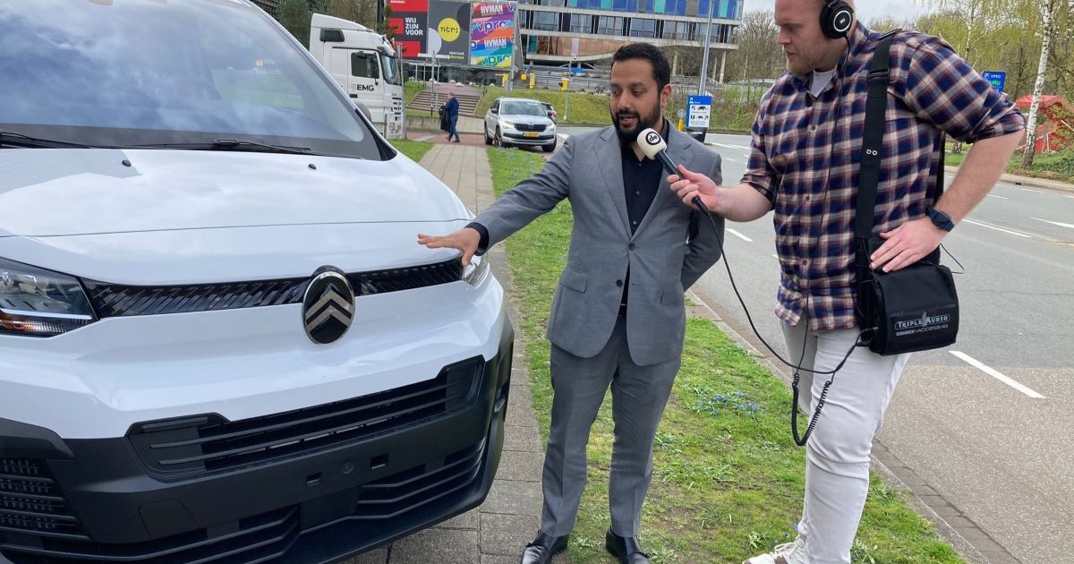 Eerste Citroën Jumpy met nieuw logo in De Ondernemer Live