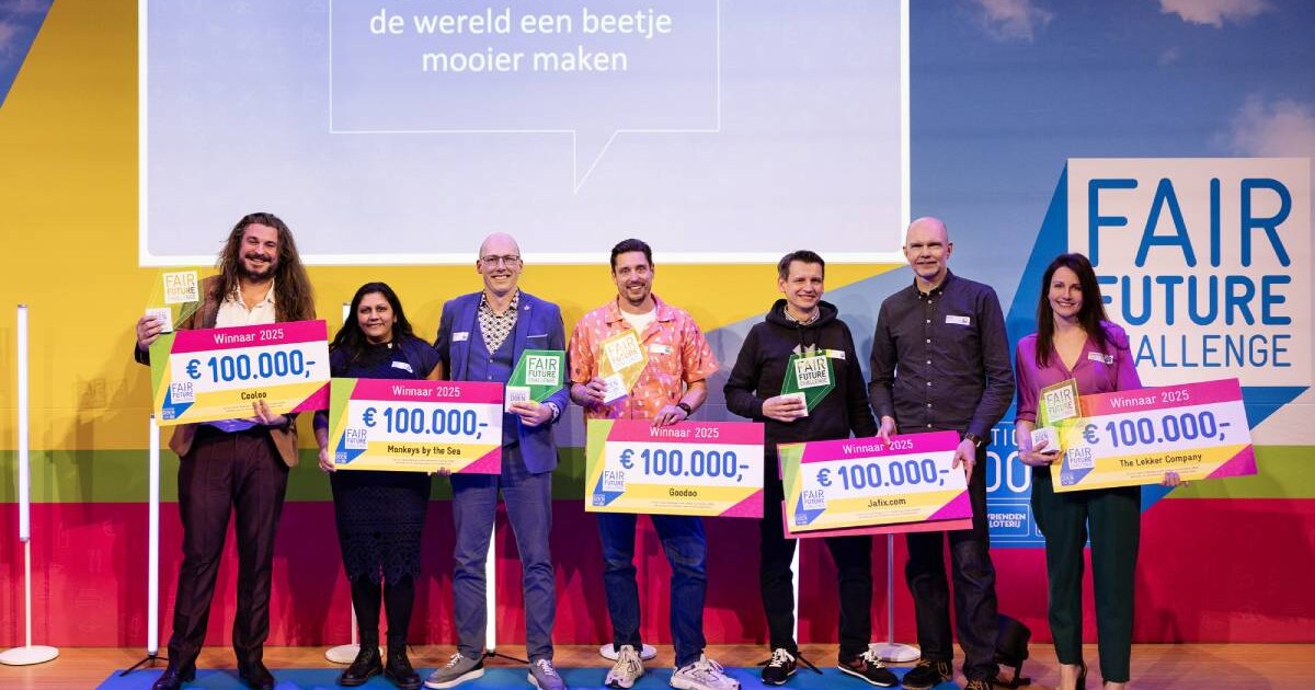 Deze ondernemers winnen de Fair Future Challenge en krijgen 100.000 euro